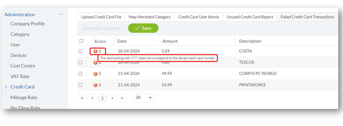 How to resolve Failed Credit Card Transaction errors