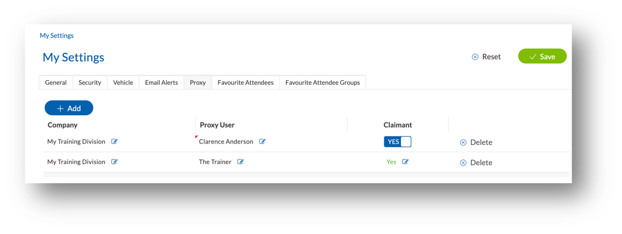Setting up access for another user to access your own account