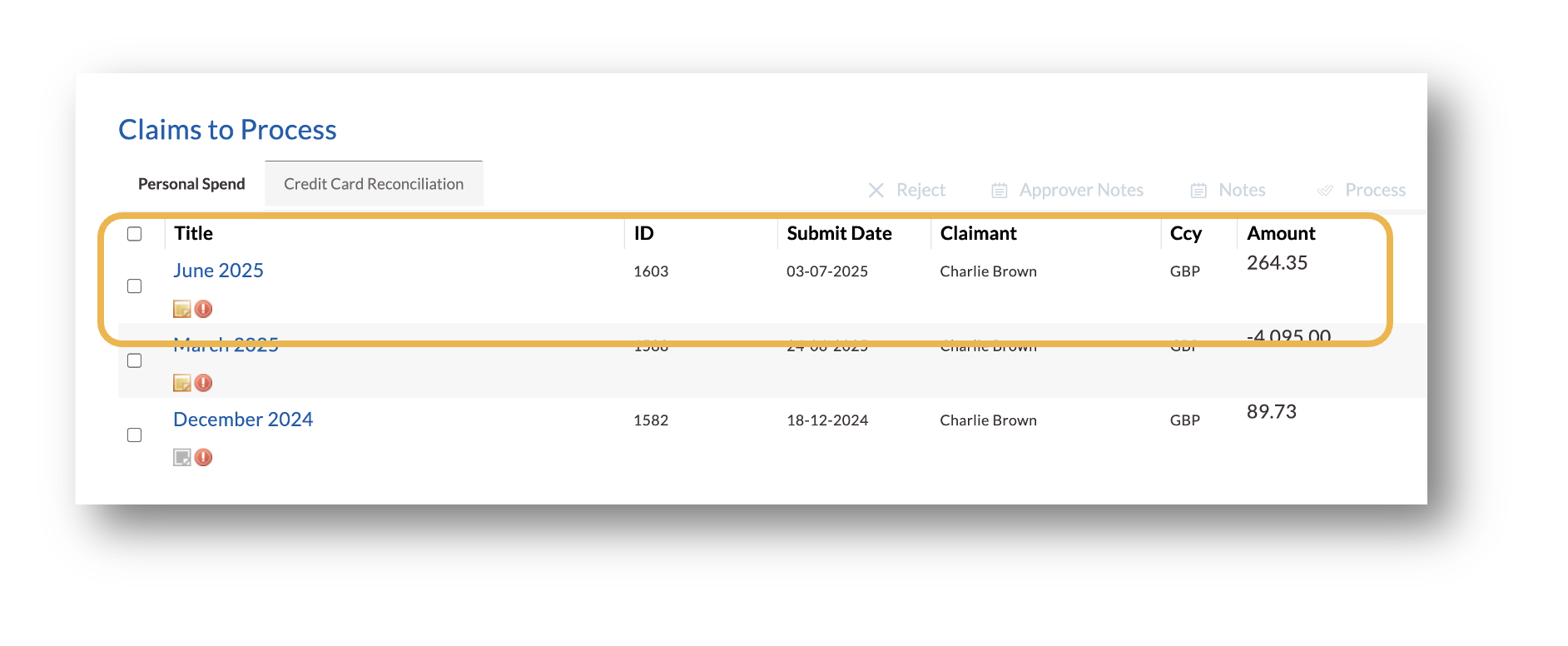 How to mark a claim as Processed for Payment