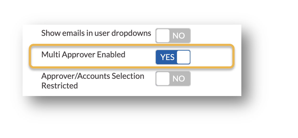 How to set up Multi Approvers